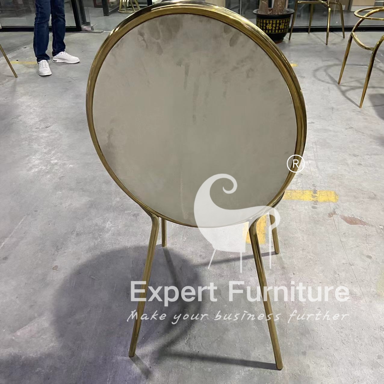 Modern design velvet event chair dining chairs wedding chairs with ...