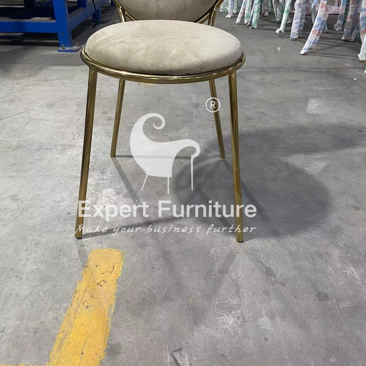 Modern design velvet event chair dining chairs wedding chairs with ...