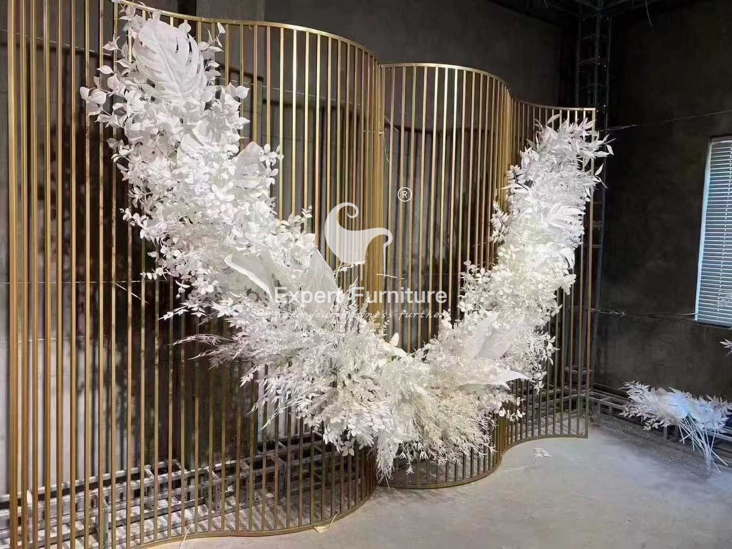 Hot sale Detachable semi circle metal backdrop stand wedding backdrop ...